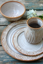 Handmade Pottery Mugs, Hand Thrown Pottery Mugs